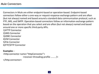 Mule esb presentation 2015 | PPT | Programming Languages | Computing