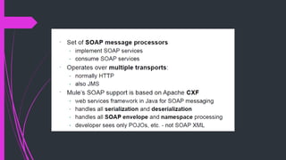 Mule esb soap web services | PPTX