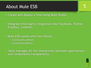 Mule ESB Training | PPTX