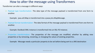 Mule esb transformers | PPTX | Computing | Technology & Computing