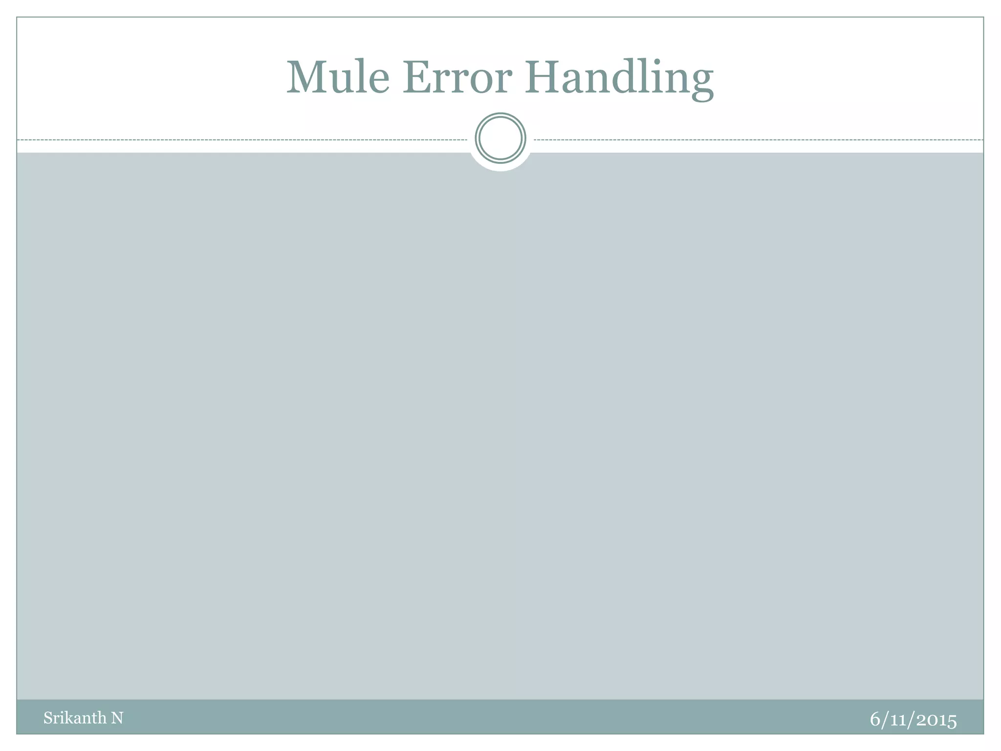Mule ESB Tutorial Part 1 | PPTX
