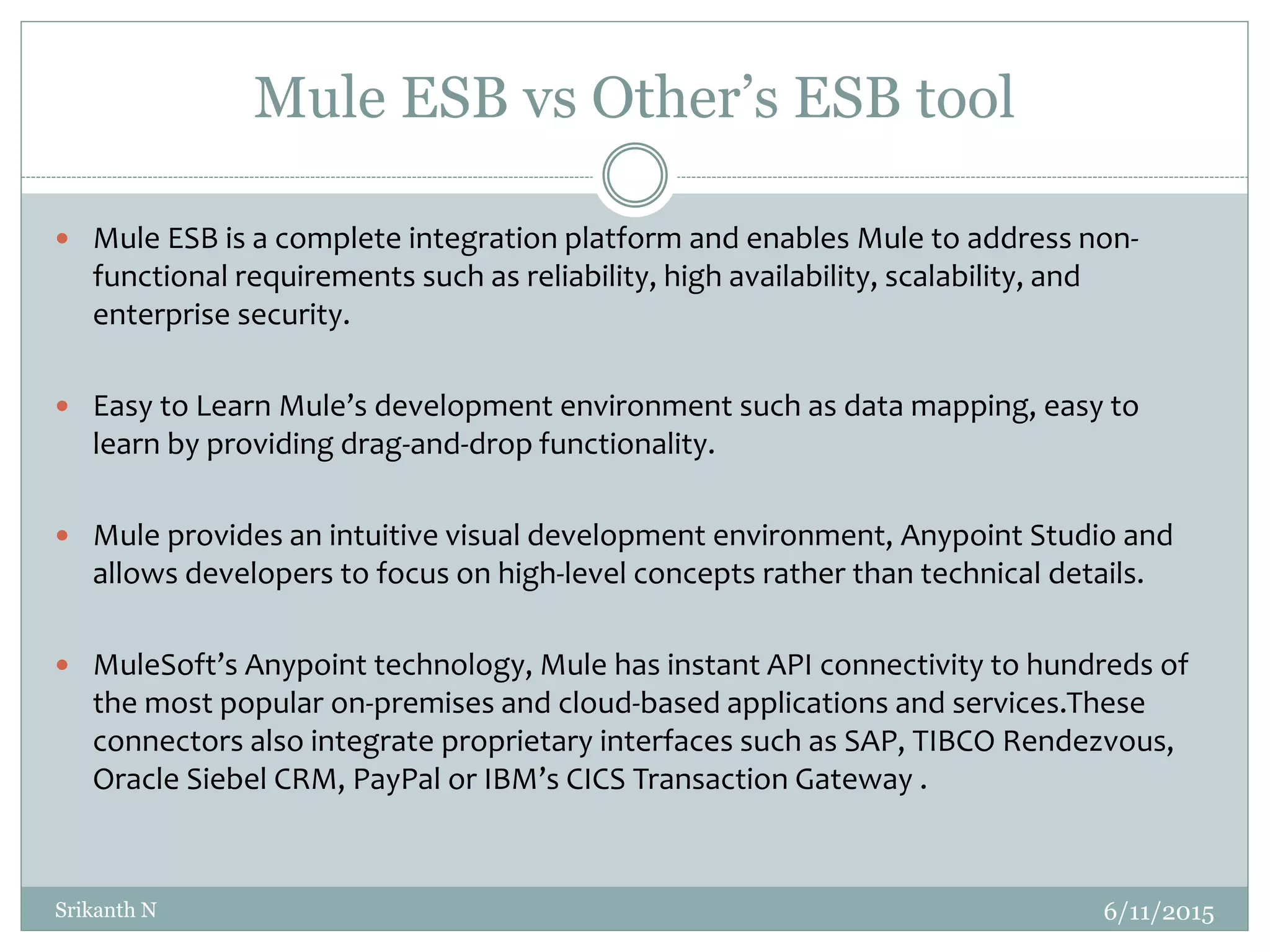 Mule ESB Tutorial Part 1 | PPTX