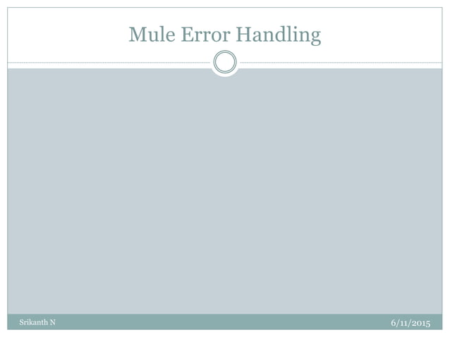 Mule ESB Tutorial Part 1 | PPTX