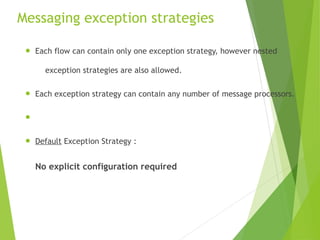 Mule exception handlingstrategies | ODP