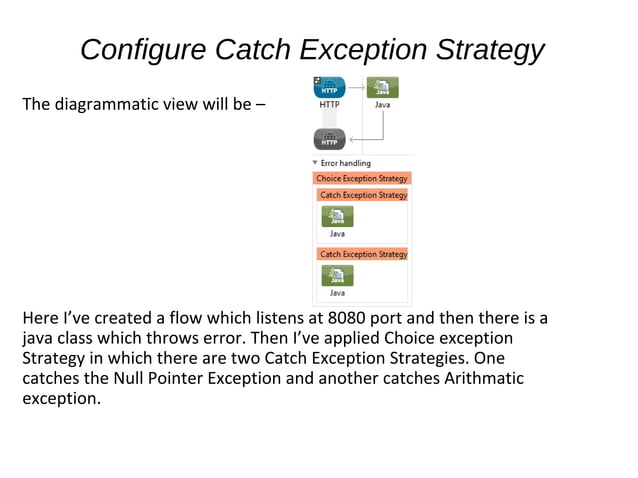 Mule exception strategies - Choice Exception Strategy | PPT