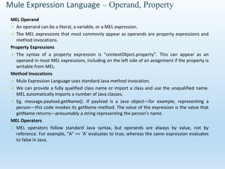 Mule Expression language | PPTX