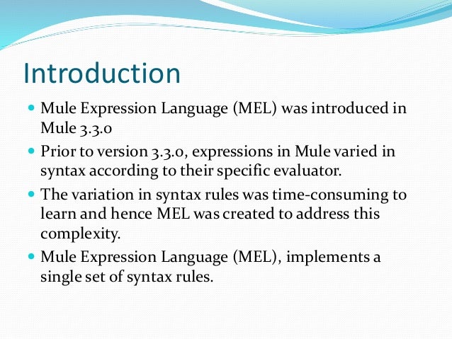 Mule Expression Language Part 1 