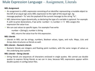 Mule expression language | PPT