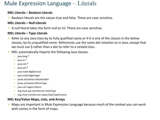 Mule expression language | PPT