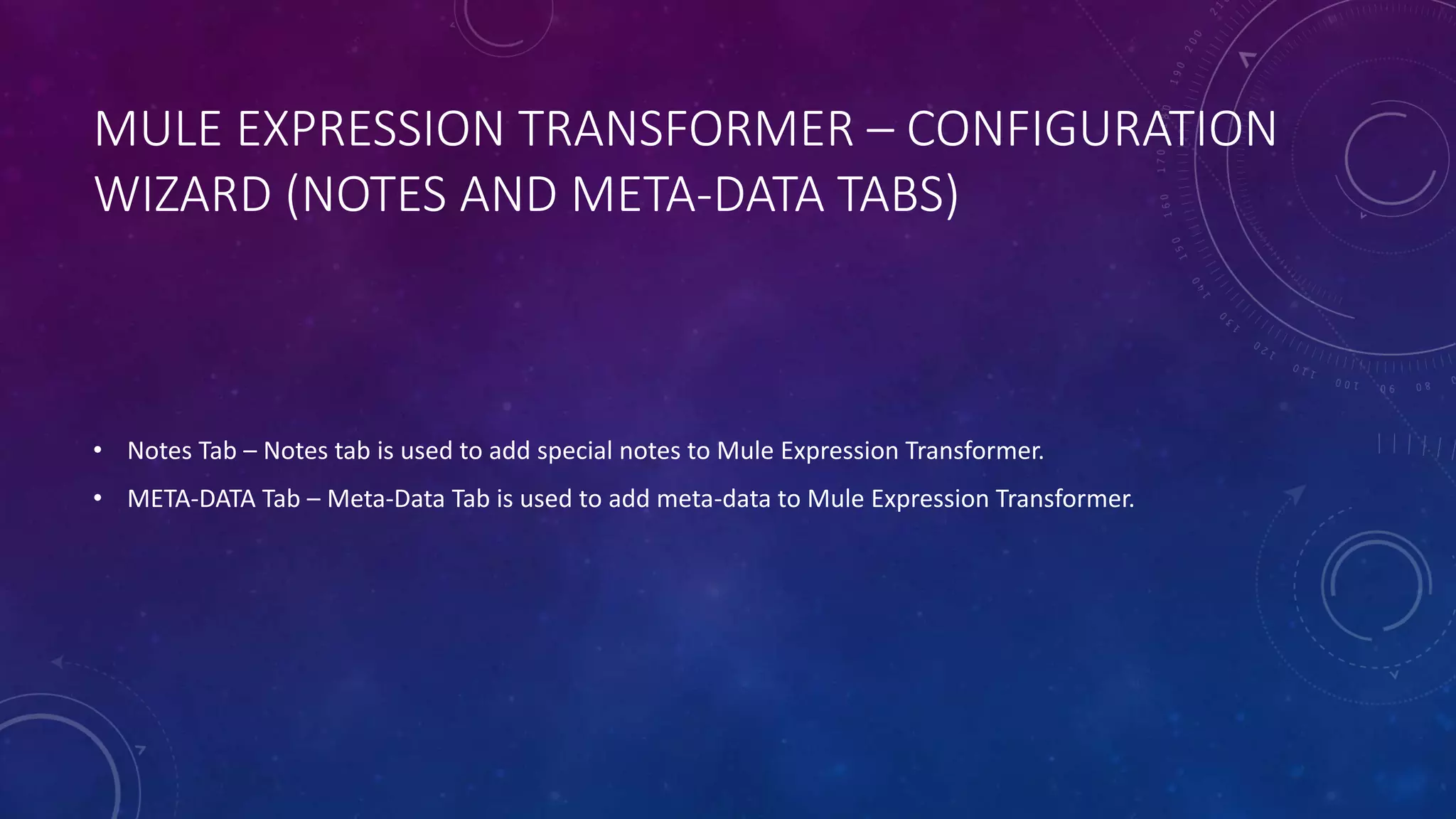 Mule Expression Transformer | PPT