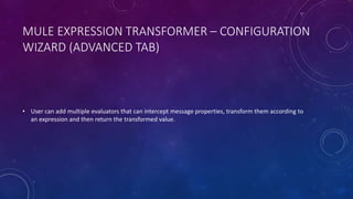 Mule Expression Transformer | PPT