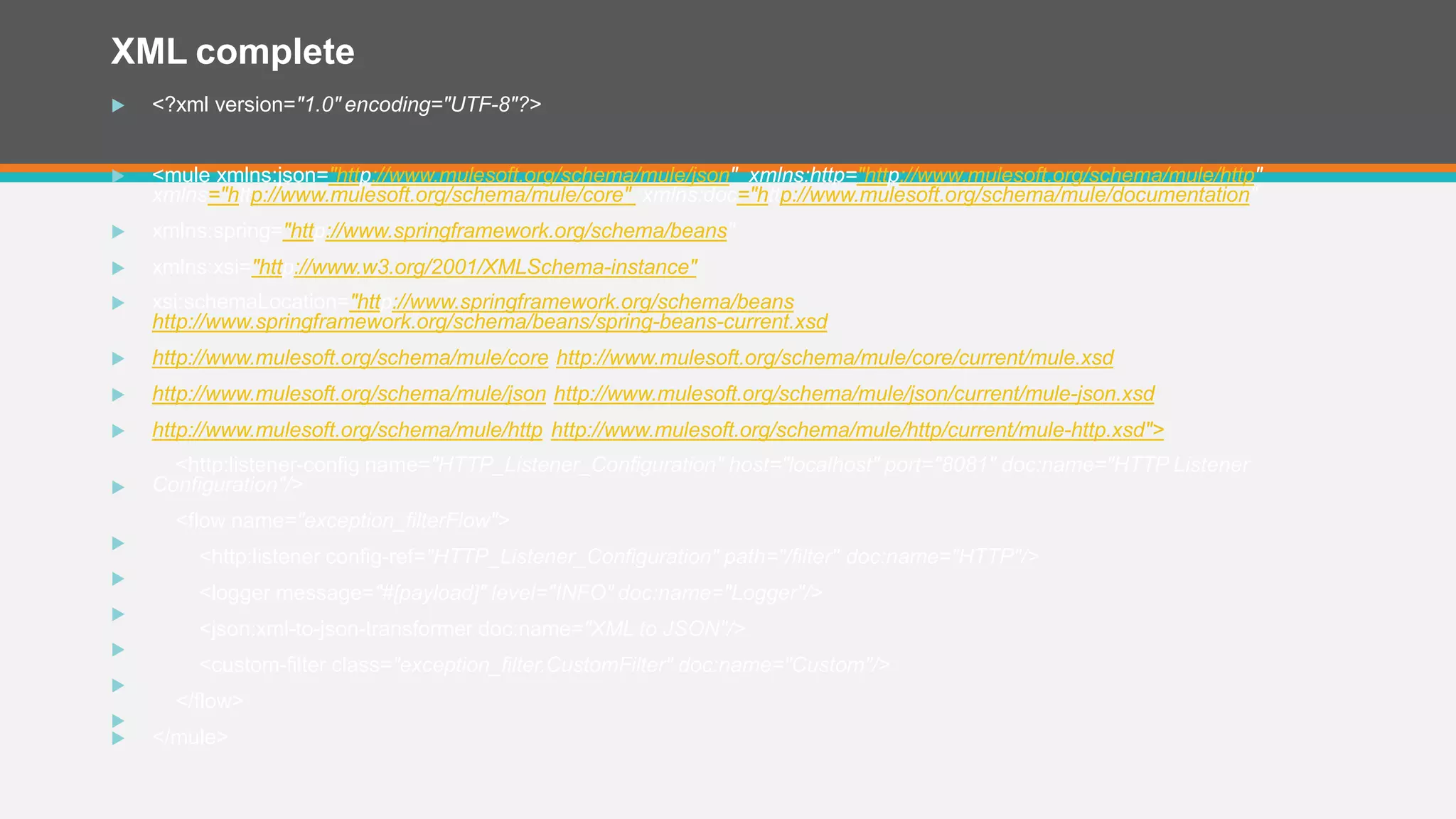 Mule flow overview | PPTX