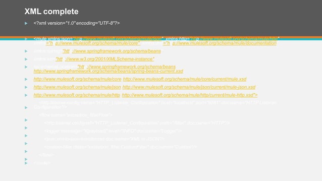 Mule flow overview | PPTX | Technology & Computing