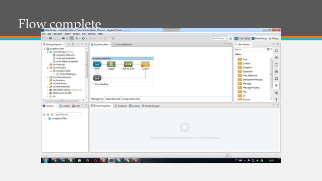 Mule flow overview | PPTX | Technology & Computing