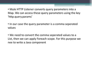 Mule for each scope header collection | PPT