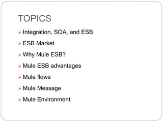Mule fundamentals muthu guru rathinesh g | PPTX