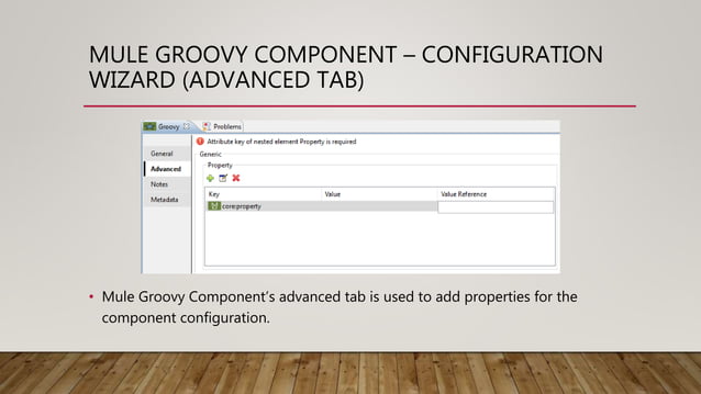 Mule Groovy component | PPTX