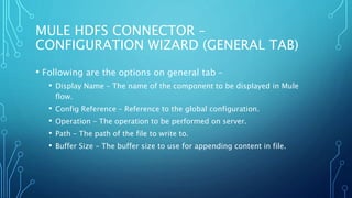 Mule HDFS Connector | PPT