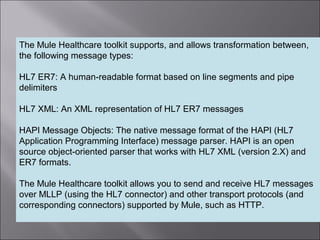 Mule healthcare toolkit | PPT