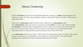 Mule high availability (ha) cluster | PPT