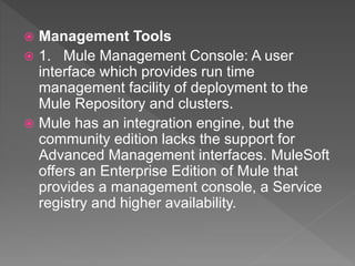 Mule in a nutshell | PPTX