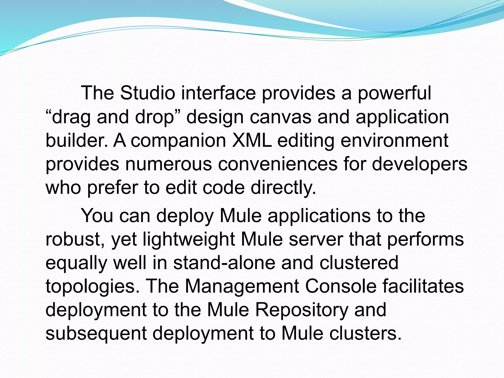 Mule introduction | PPTX