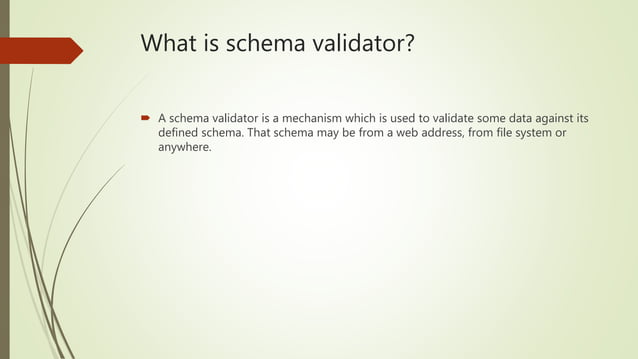 Mule JSON Schema Validator | PPTX | Web Design and HTML | Internet