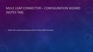 Mule LDAP Connector | PPT