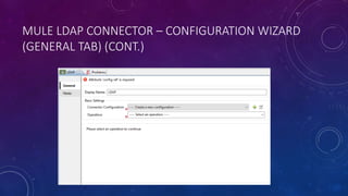 Mule LDAP Connector | PPT