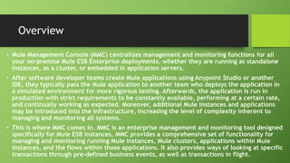 Mule management console | PPTX