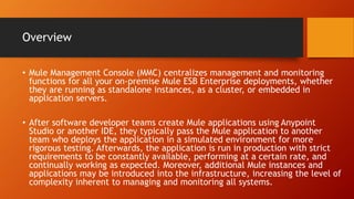 Mule management console Architecture | PPTX