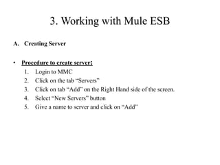 Mule management console installation | PPTX