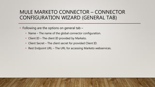 Mule Marketo Connector | PPT
