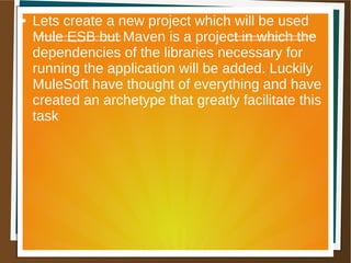 Mule maven | PPT | Free Download