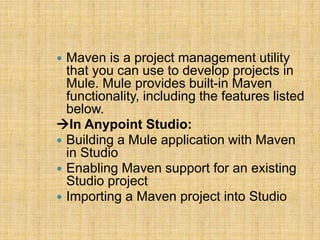 Mule maven | PPT