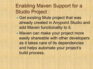 Mule maven | PPT