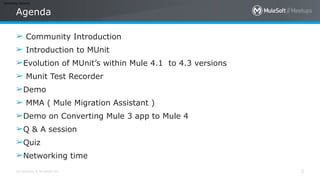 Mule Meetup Hyderabad - Aug 2020 | PPT