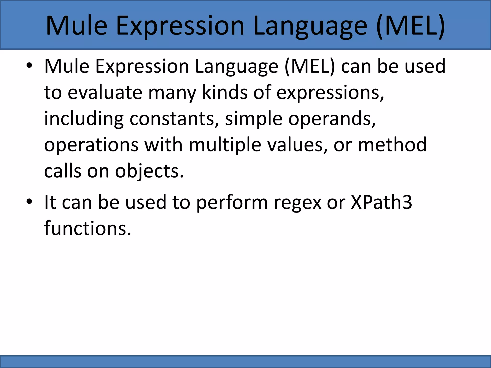 Mule mel 1 | PPT
