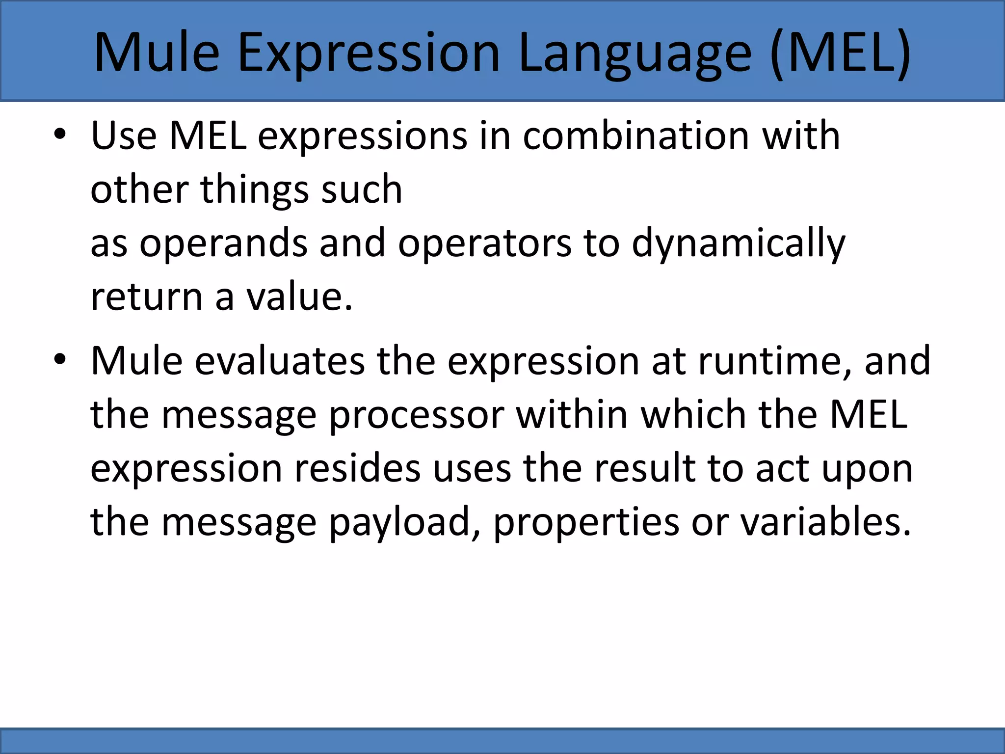 Mule mel 1 | PPT