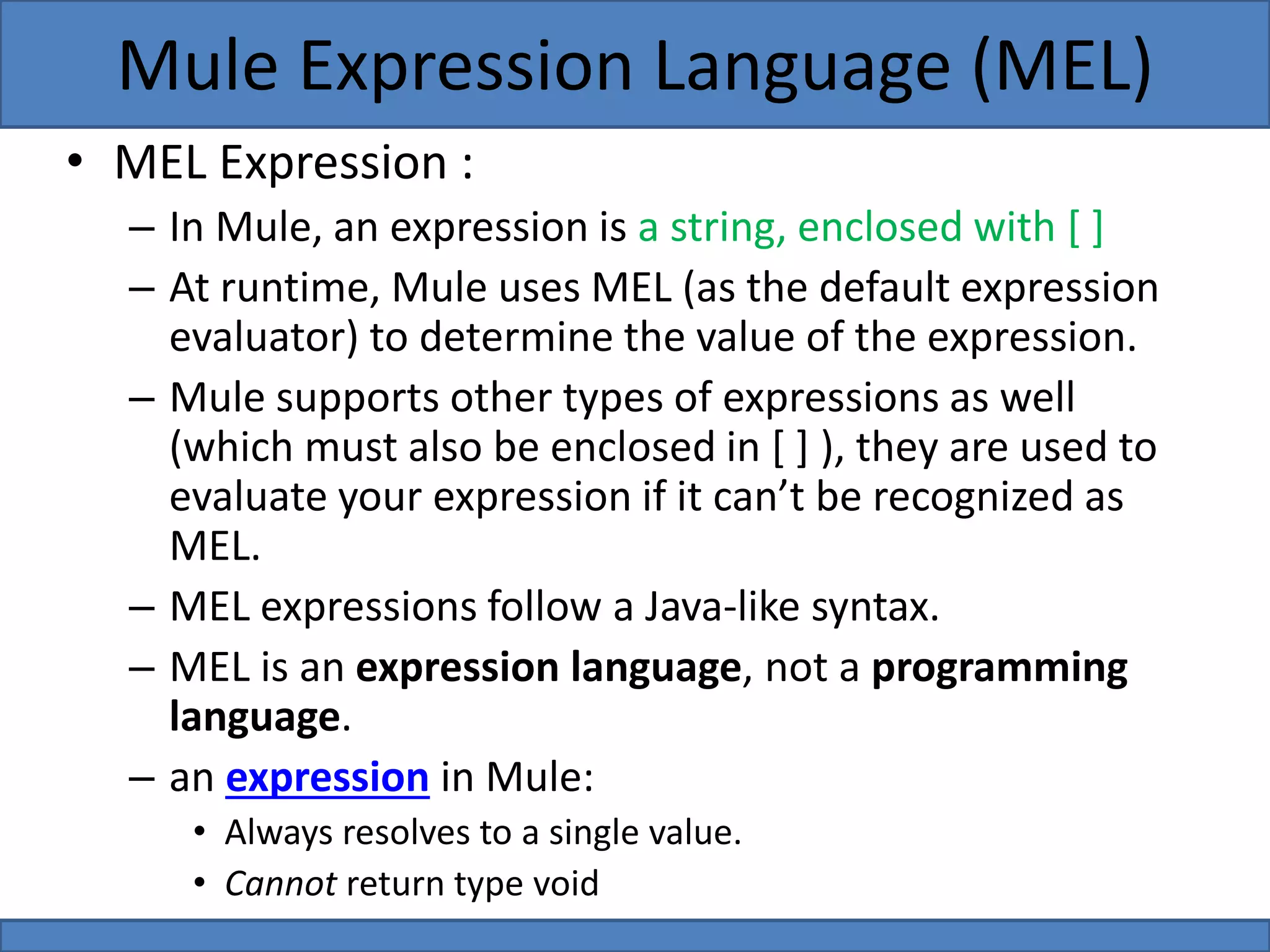 Mule mel 1 | PPT