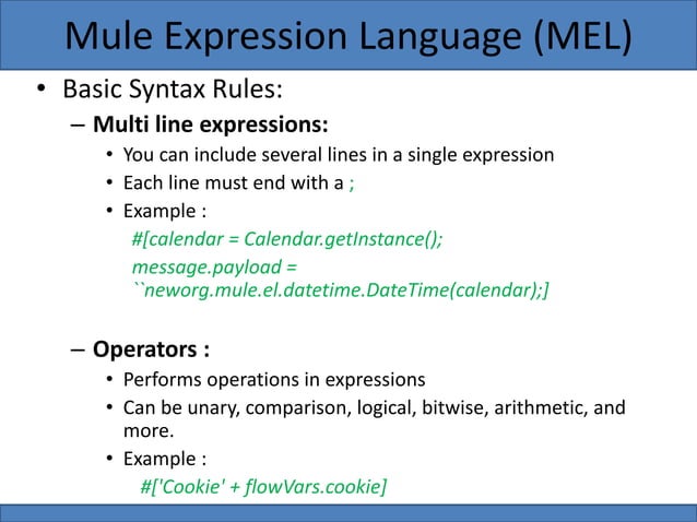 Mule mel 3 | PPT