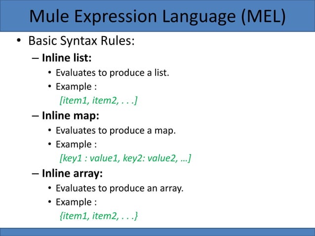Mule mel 3 | PPT