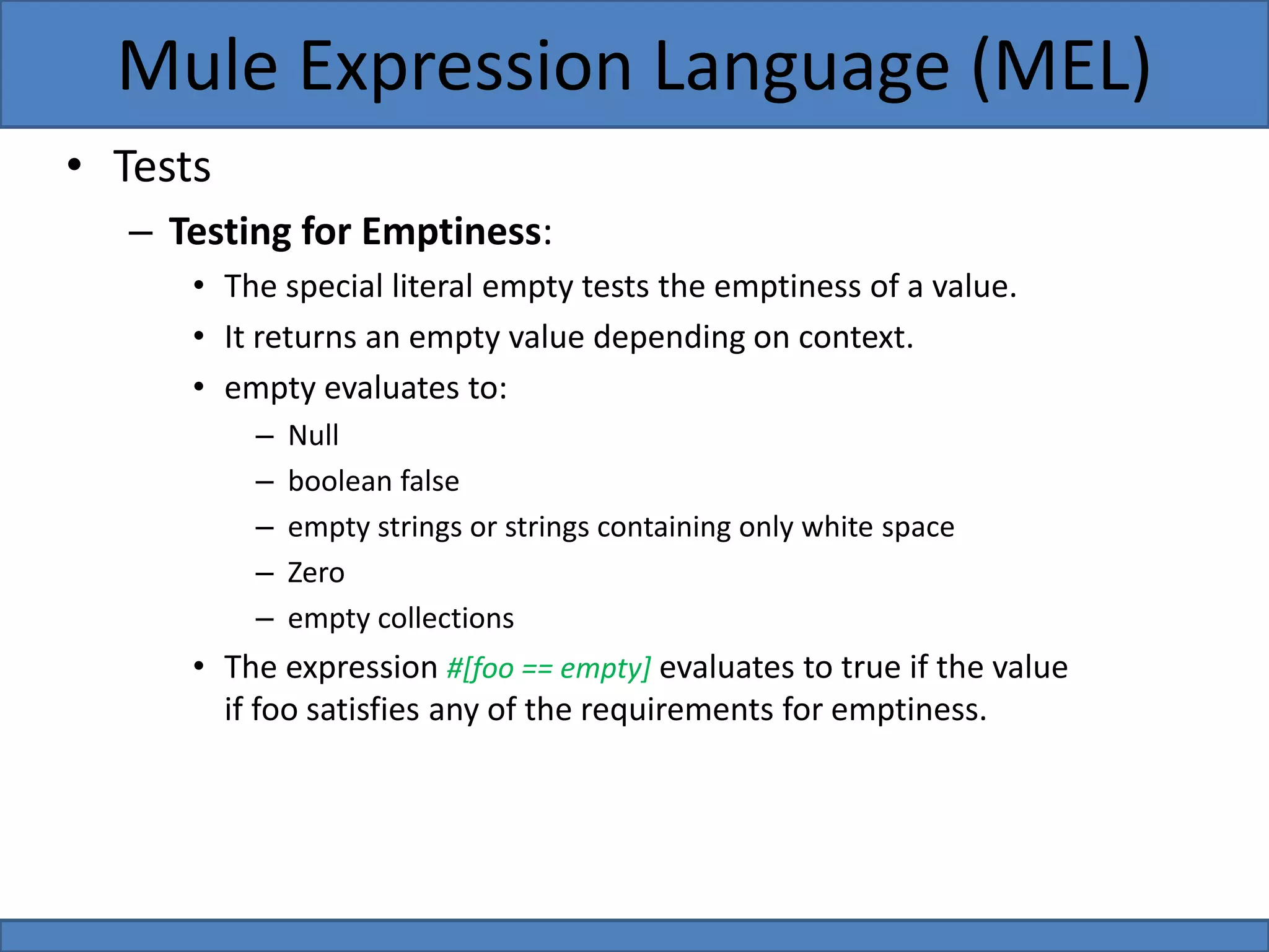 Mule mel 4_tips | PPT