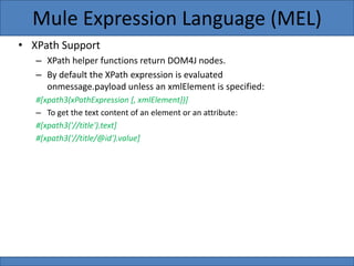 Mule mel 5_tips | PPT