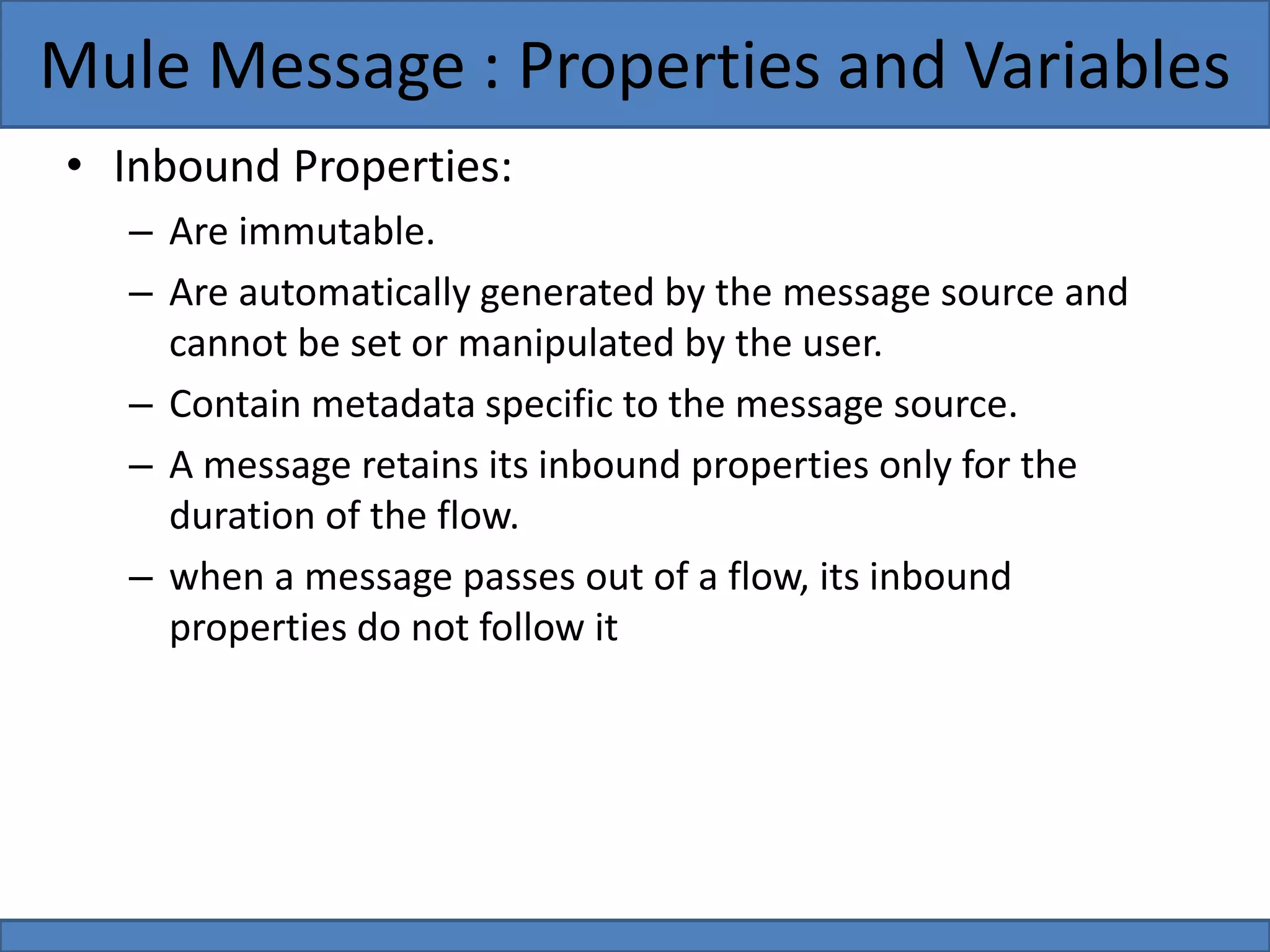 Mule message | PPTX
