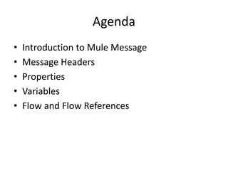 Mule message structure | PPTX