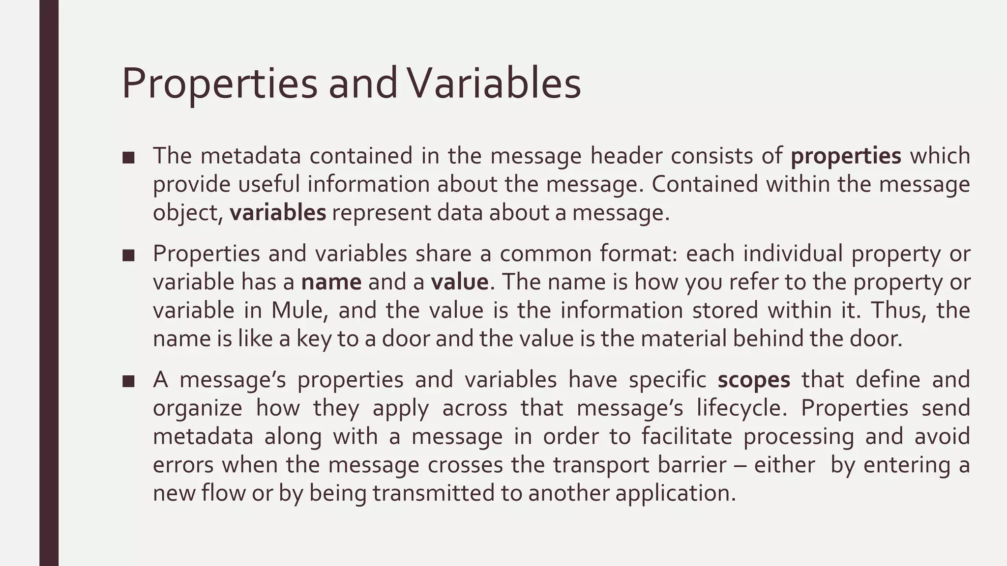 Mule message structure | PPTX