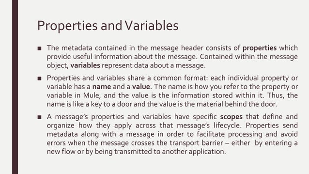 Mule message structure | PPTX
