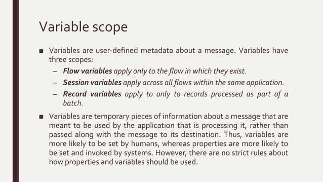 Mule message structure | PPTX
