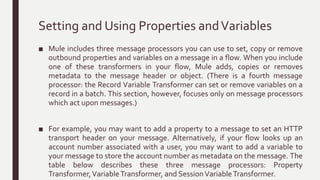 Mule message structure | PPTX